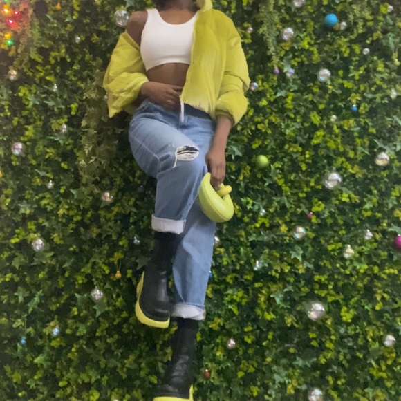 Fabletics | Jackets & Coats | Green Velvet Puffer | Poshmark